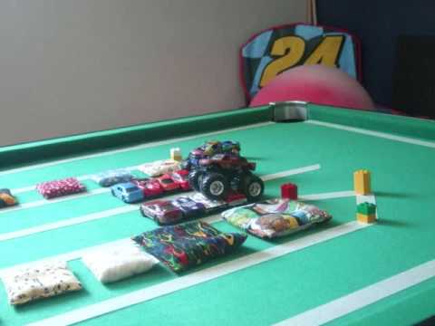monster Jam Stop motion racing world finals - YouTube