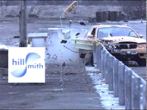 Hill & Smith Flexbeam Armco Crash Barriers Singlesided Safety Testing ...