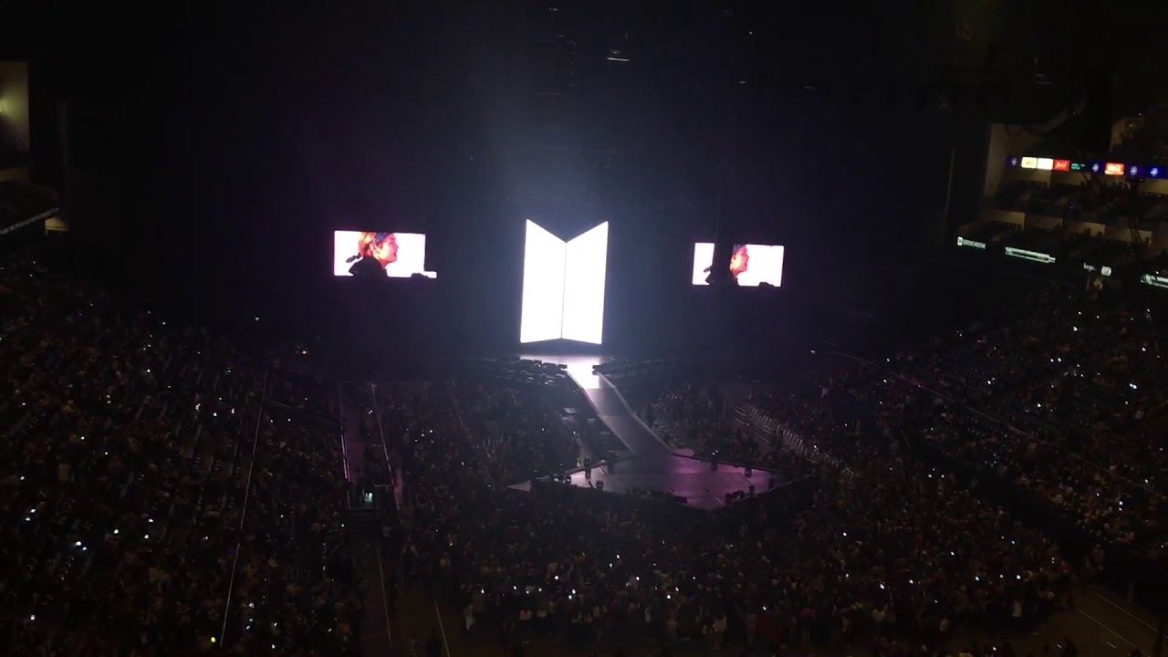 BTS World Tour. London. Not Today. Fans singing - YouTube