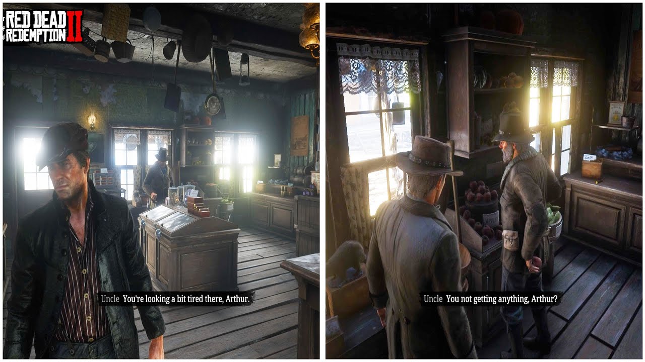 Buy Coffee with Uncle vs Don't Buy Anything (All Outcomes) | RDR2 - YouTube