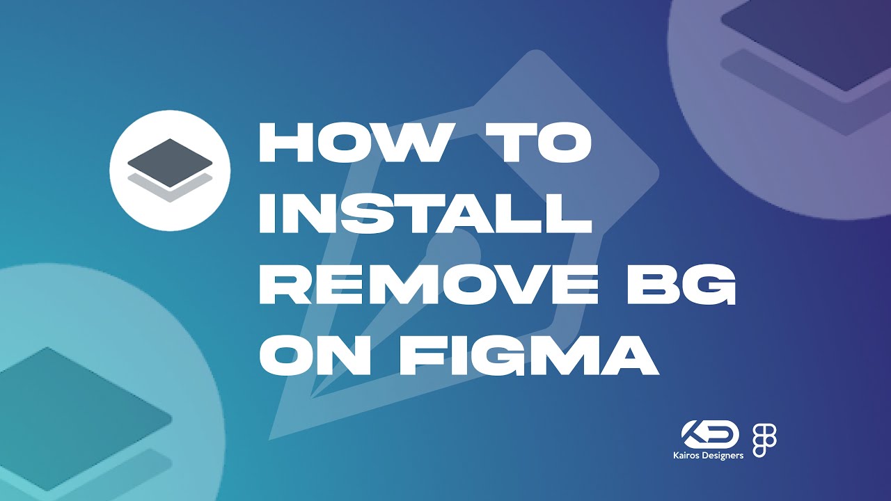 How to Install Remove BG plugin on Figma - YouTube