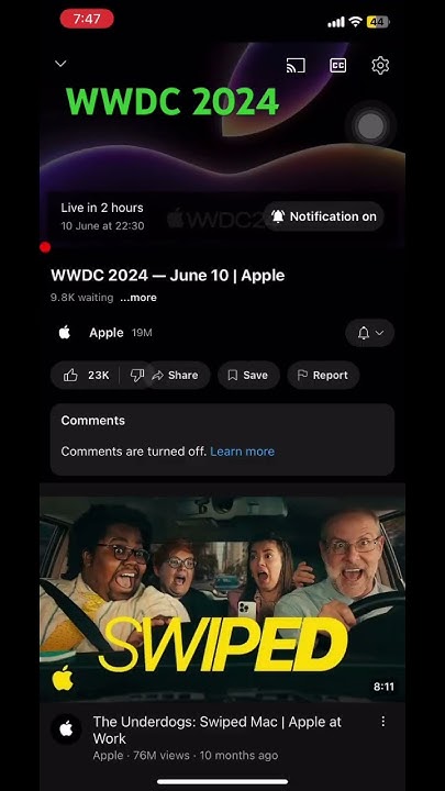 #WWDC2024#wwdc24#apple#wwdc2k24 steps to be followed to see WWDC 2024 apple’s announcement ios18 ...