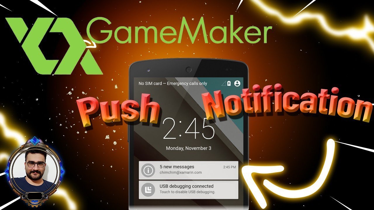 local push notification in gamemaker studio - YouTube