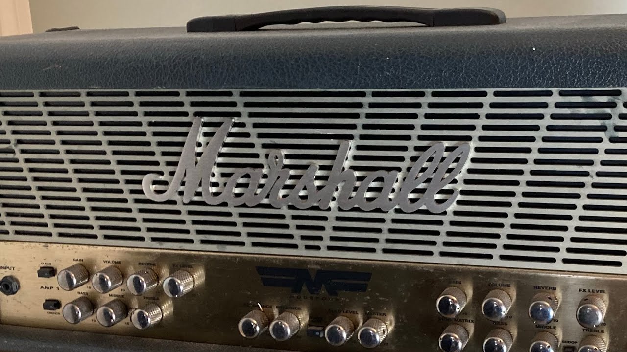 Marshall MF350 Mode Four Head & MF400A Cab with G12-K100 Speakers Tone ...