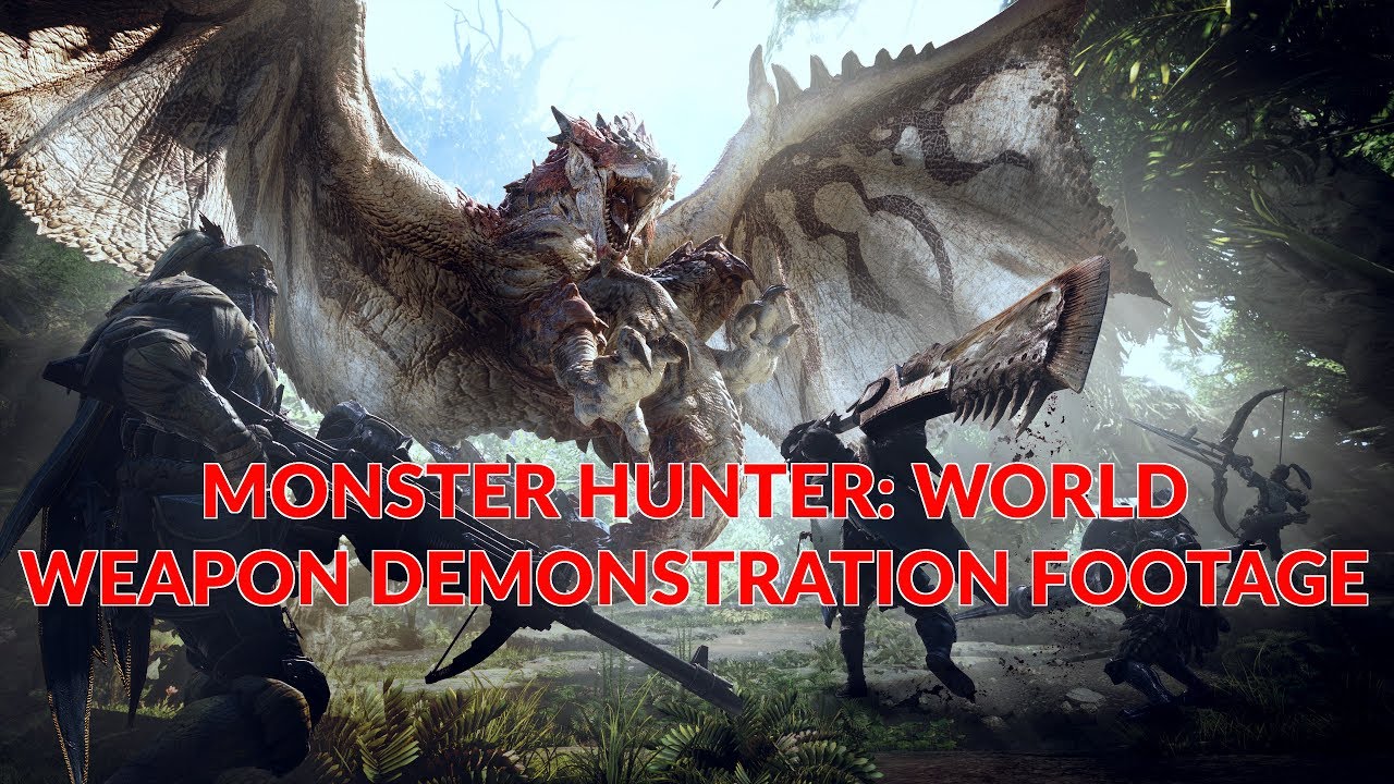 The Weapons of Monster Hunter: World - All 14 Weapon Types! - YouTube