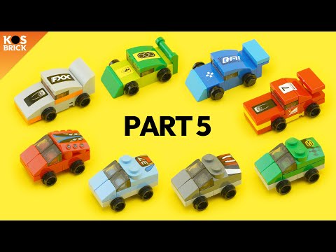 Lego Nascar Race Car Mini Vehicles - Part 5 (Tutorial)