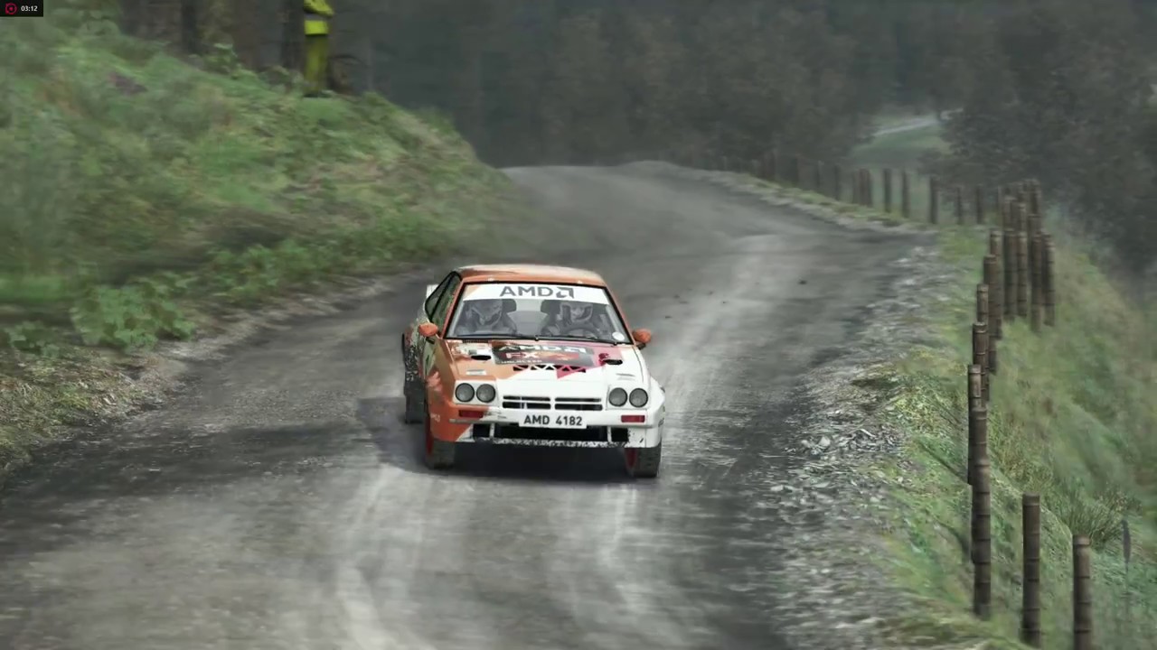 My best online finish Opal Manta Dirt Rally - YouTube
