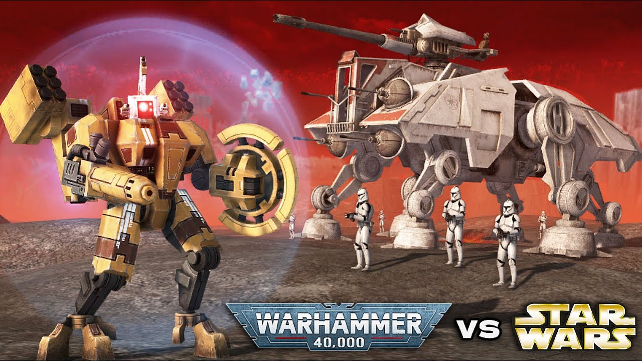 Tau Empire vs Clone Troopers - Warhammer 40k vs Star Wars | Men of War ...