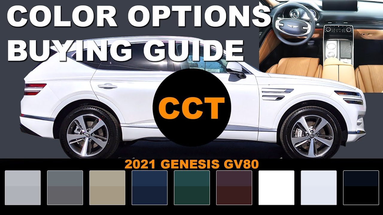 2021 Genesis GV80 - Color Options Buying Guide (See Updated Video ...