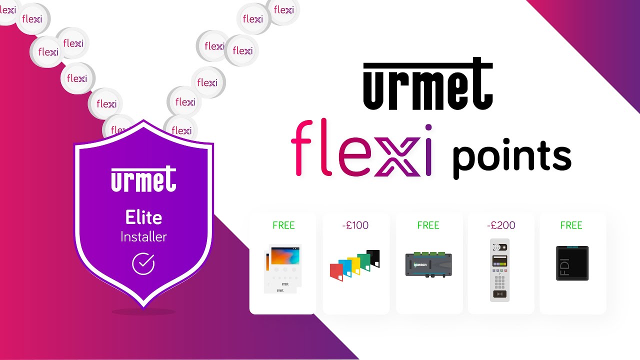 Urmet Flexi Points - Our Installer Loyalty Programme - YouTube