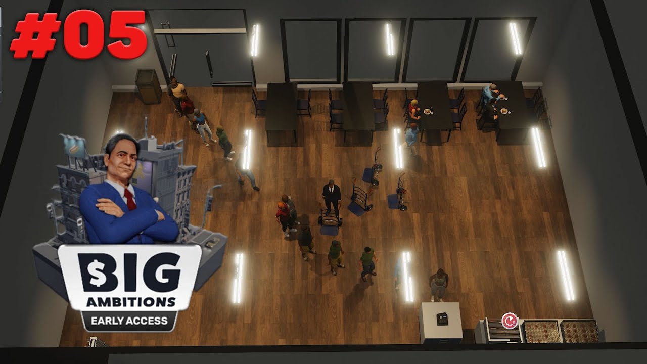 Улучшили ресторан и открываем офис- Big Ambitions #05 - YouTube