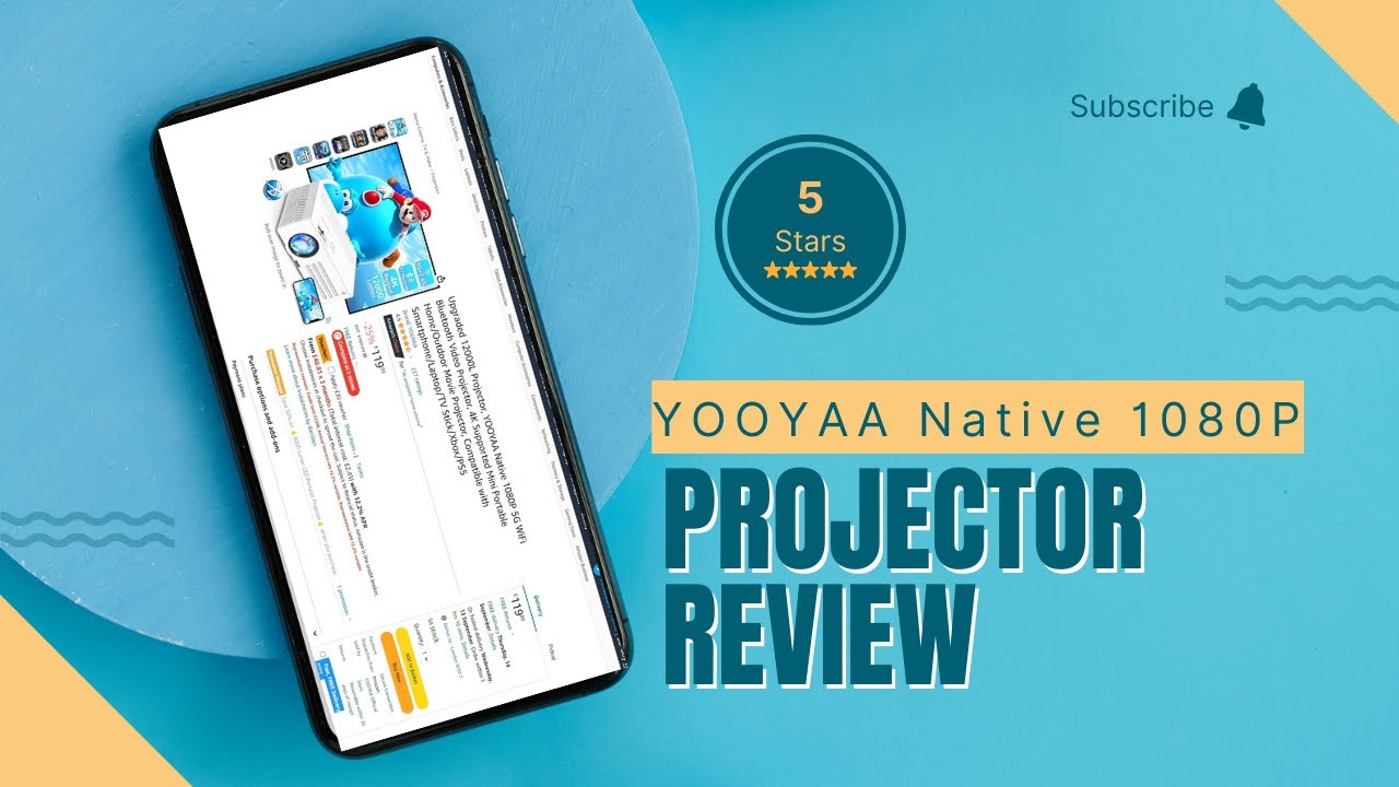 YOOYAA Projector Review - YouTube