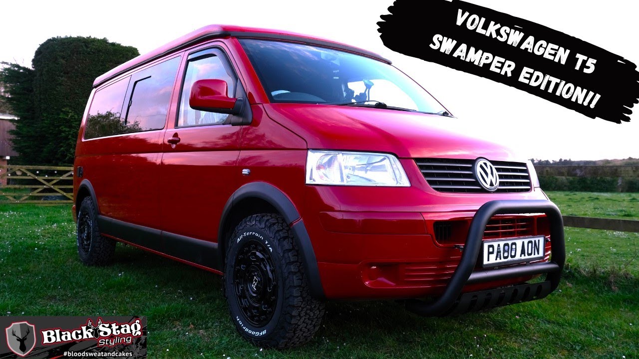 Modified VW Transporter T5 Camper, Swamper mods, Black Rhino Wheels and ...
