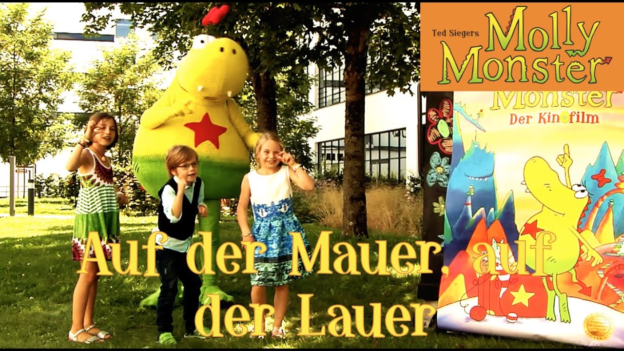 MOLLY MONSTER Kinderlied - Auf der Mauer, auf der Lauer - YouTube