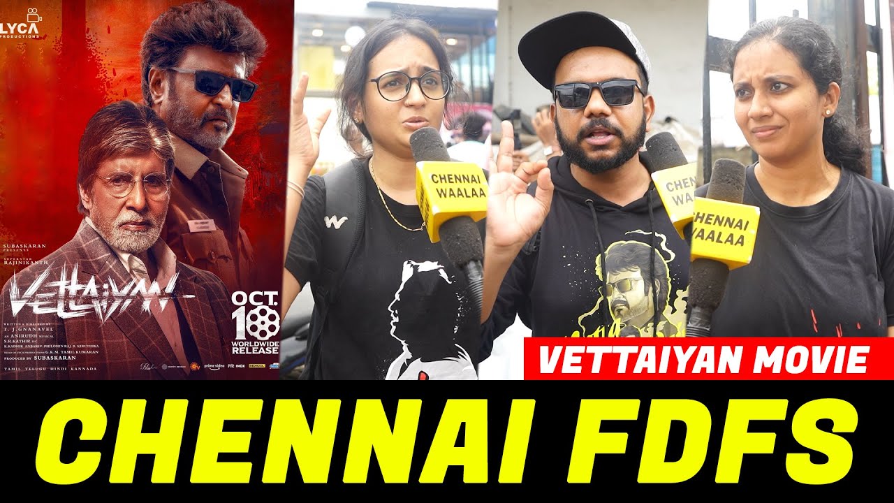 Vettaiyan Public Review | Vettaiyan Movie Review | Vettaiyan Review ...