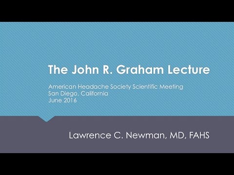 2016 John R. Graham Lecture - Lawrence C. Newman, MD, FAHS - YouTube