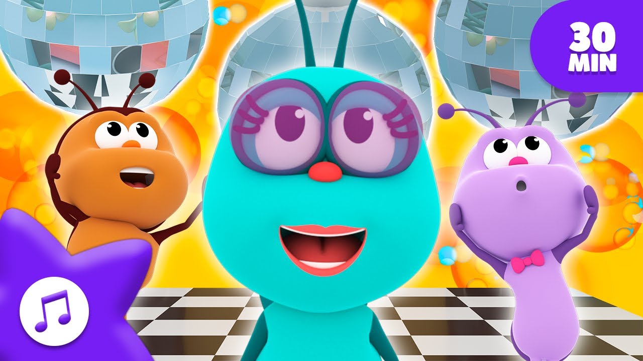 Funny Dance 🐞 30 Minutes of Fun Songs & Dance 🌸Boogie Bugs - YouTube