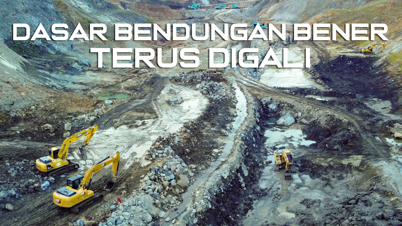 Melihat Dasar Bendungan Bener - YouTube