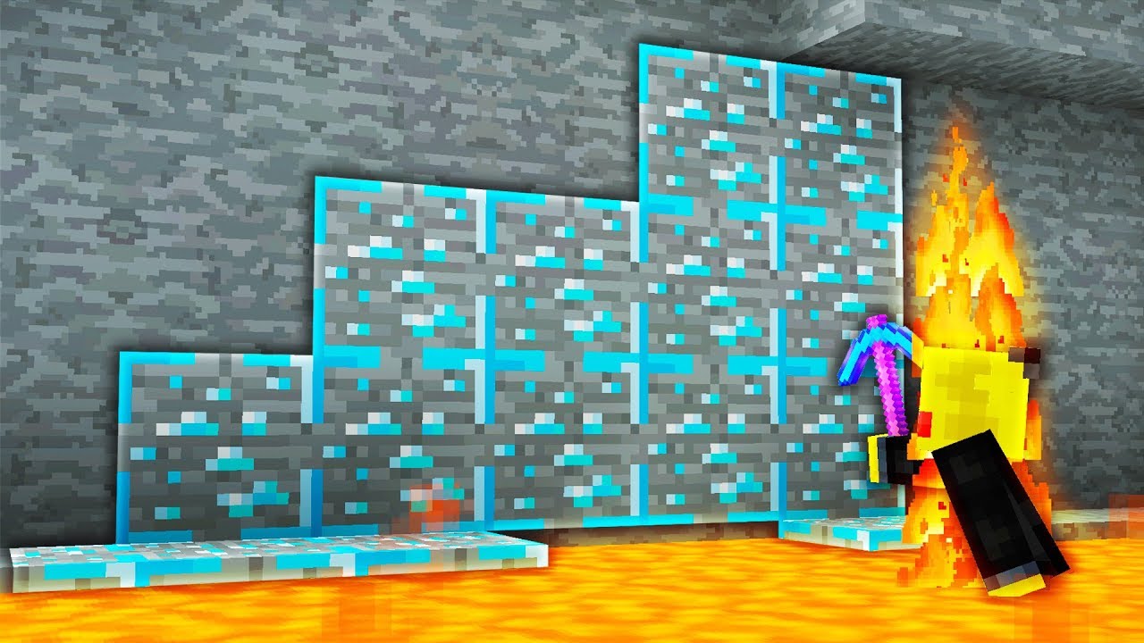 xraying the biggest diamond vein in hypixel uhc - YouTube