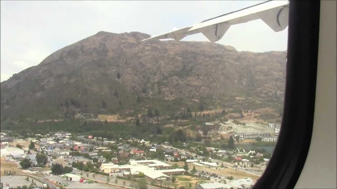 Bumpy takeoff from Queenstown! - Air NZ ATR 72-500 - HD 1080p - YouTube