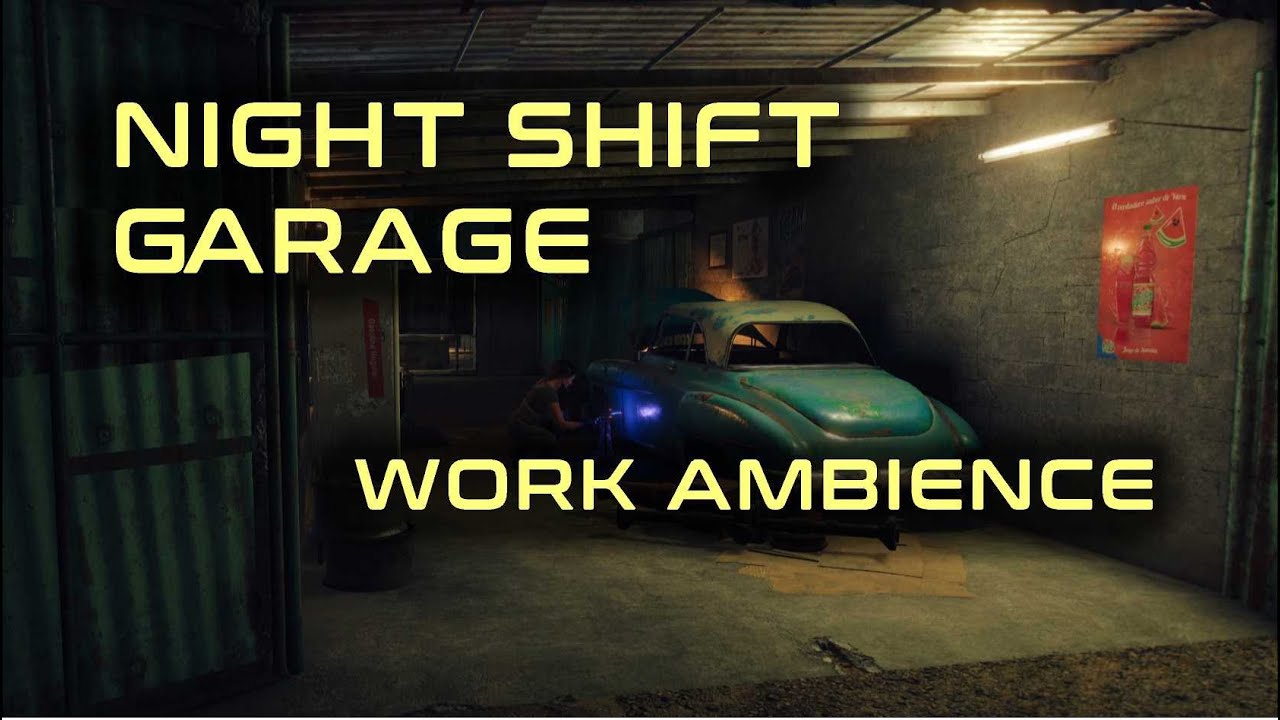 Night Shift Garage [ Late Work Ambience ] Far Cry - YouTube