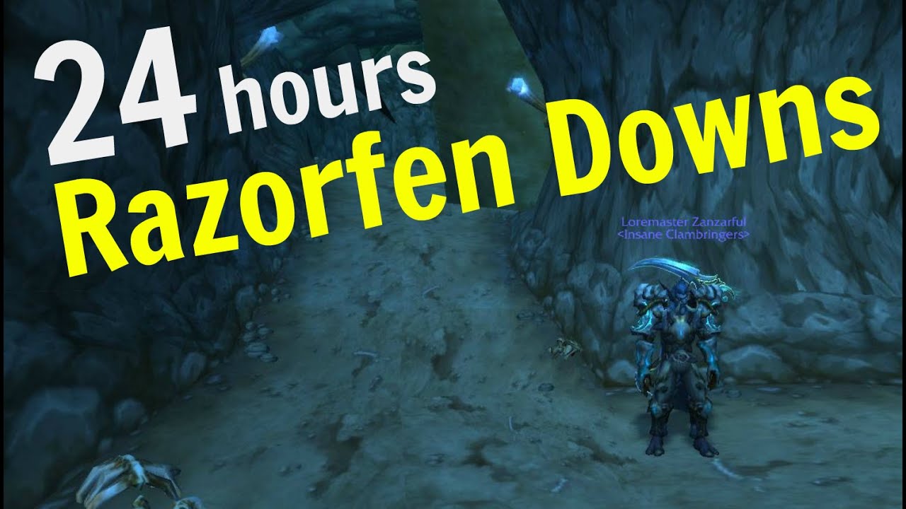 Farmed Razorfen Downs For 24-hours | Our best dungeon yet! | Transmog ...