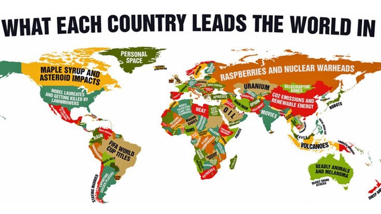 30 Maps That Describe Every Country In The World - YouTube