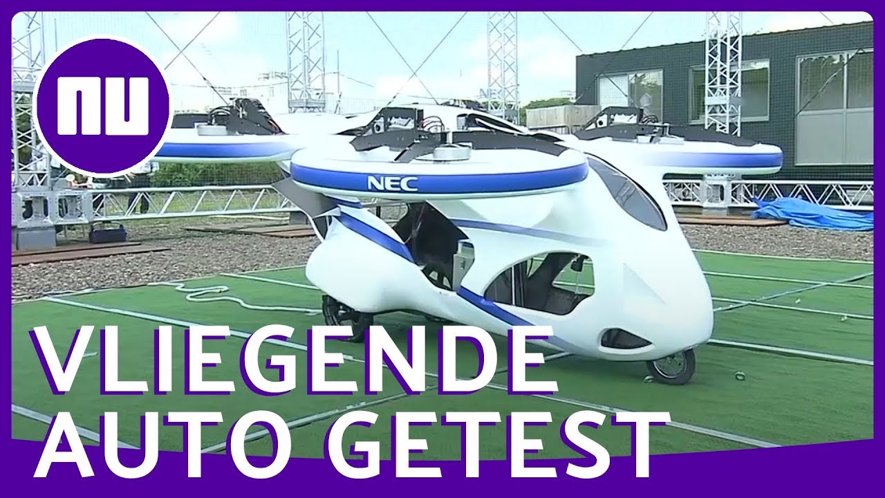 Japanse uitvinders testen prototype van vliegende auto | NU.nl - YouTube