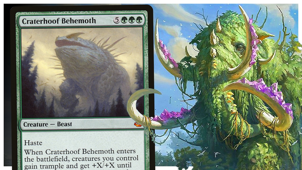 Craterhoof Behemoth Craterhoof Behemoth Avacyn Restored Magic: The