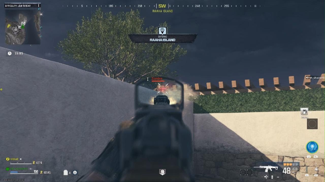 Killing zombie's for fun. Call of Duty: - YouTube