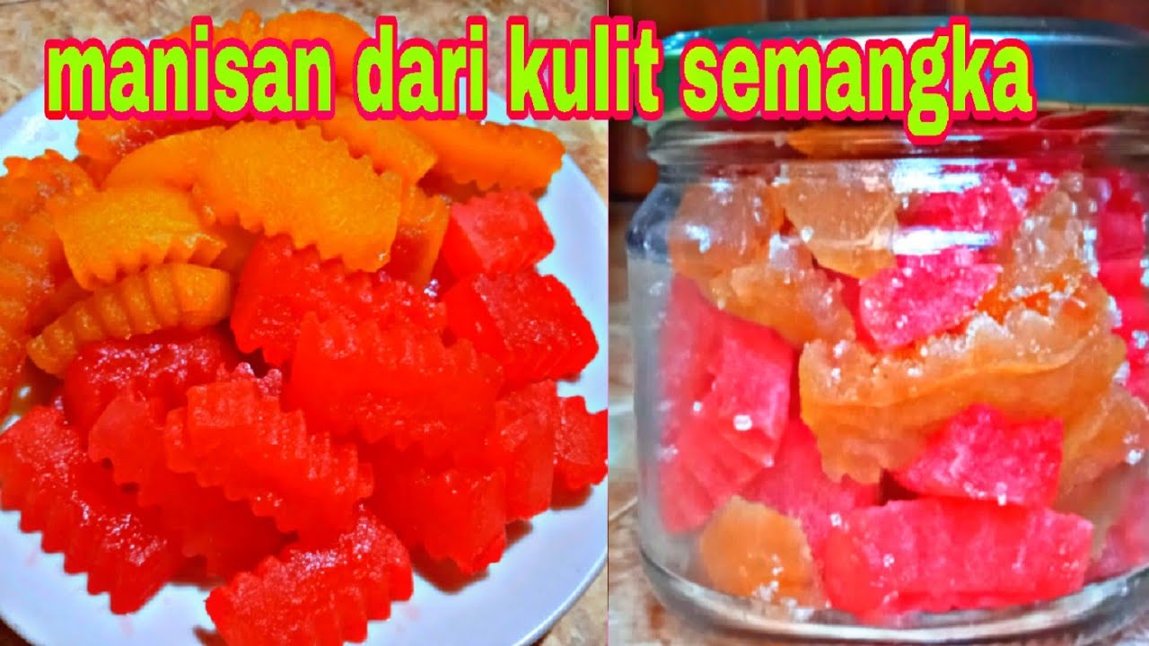 manisan kulit semangka || membuat manisan dari kulit semangka# ...