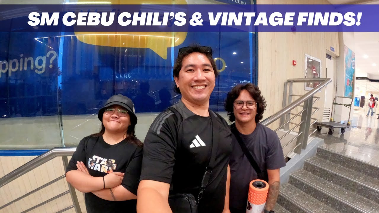 Chili’s SM Cebu Food Trip + Vintage Ukay Hunt in the Rain! - YouTube