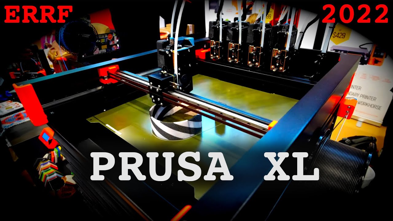 3D Printopia (ERRF 2022) in 4K - Prusa XL, 5 Axis Printing, and More! - YouTube