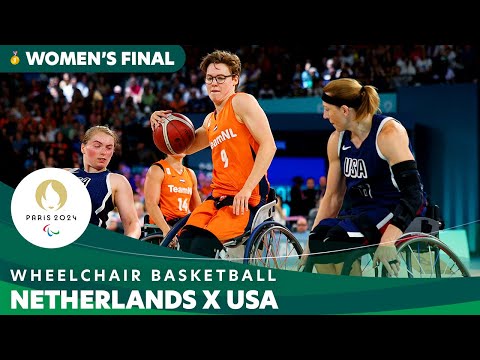 🏀🇳🇱 Netherlands vs. 🇺🇸 USA – Women's Wheelchair Basketball Gold Medal Match! 🥇 #Paris2024