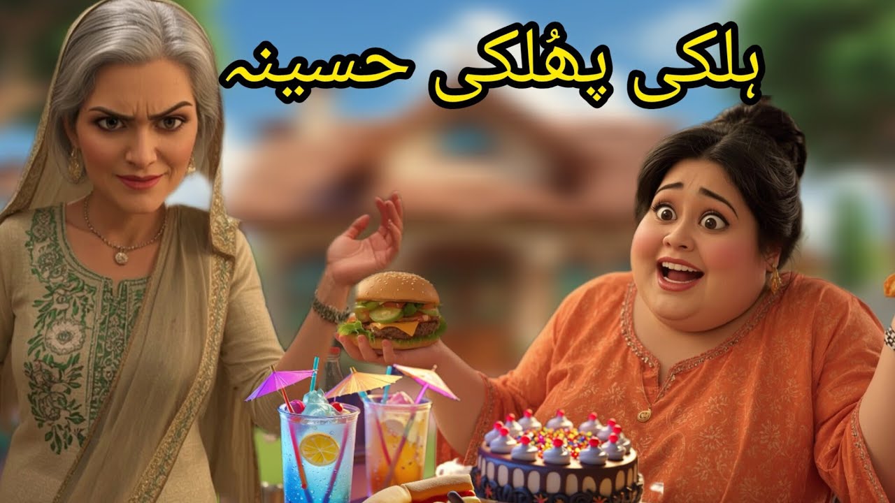 Halki Phulki Hassena|Funny Urdu Story|Saas Bahu Comedy Cartoon|Comedy ...