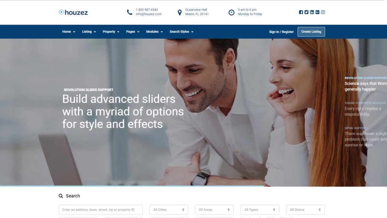 Houzez - Theme Options Panel - YouTube
