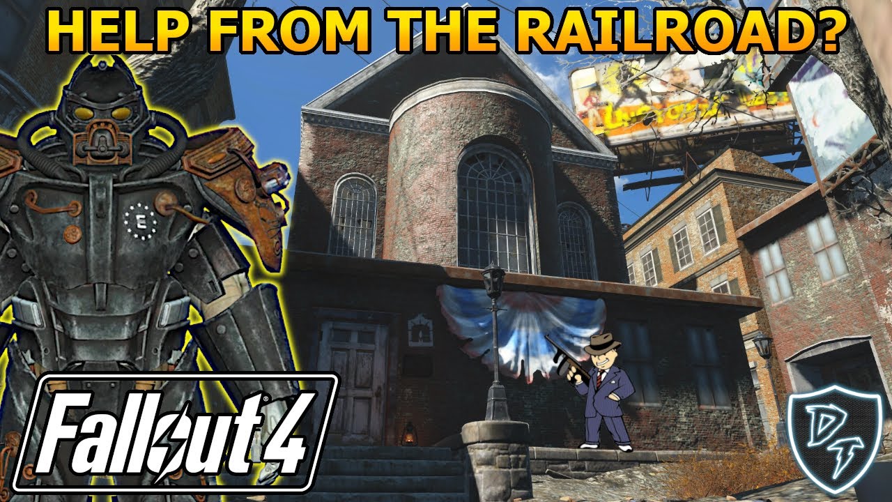 Fallout 4 - Burning Cover and Helping The Railroad - Episode 57 - YouTube