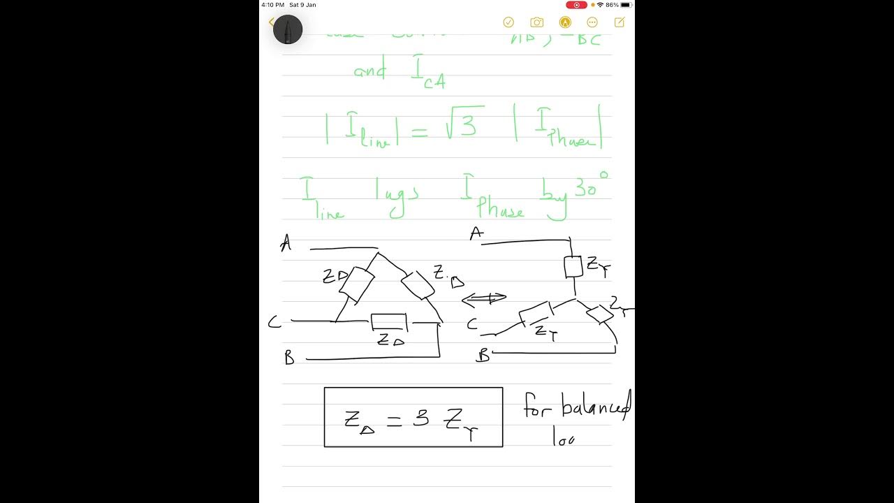 22 three phase power calculations - YouTube