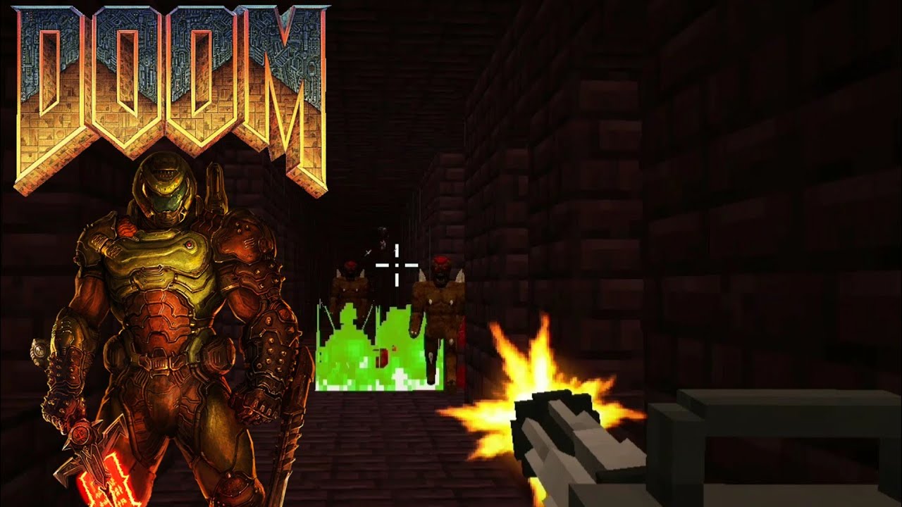 Doom in Minecraft - YouTube