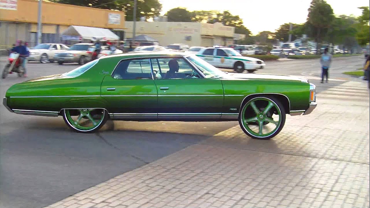 CLEAN Kandy Green 4 Door Donk on Forgiato - YouTube