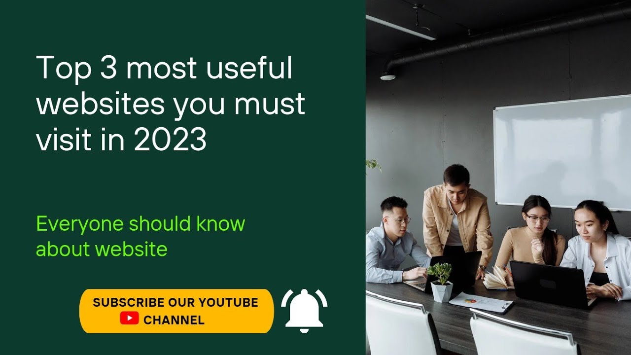 Top 3 most useful websites you must visit in 2023 #useful - YouTube