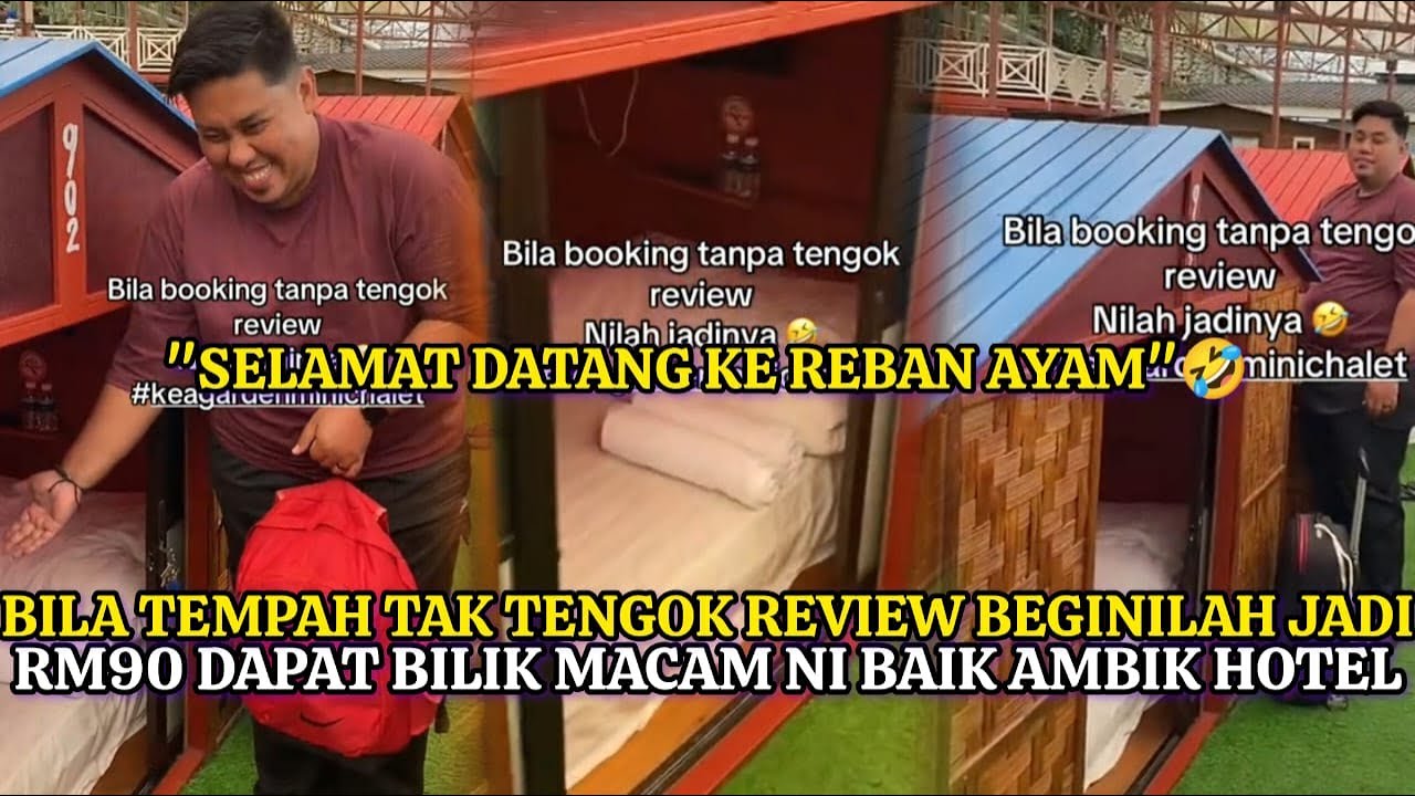 LELAKI TERKEJUT DAPAT CHALET 'REBAN AYAM' DI CAMERON HIGHLANDS - YouTube