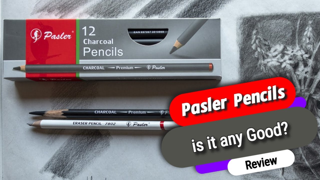 Pasler Pencils - are they any good? Charcoal and pencil eraser review ...