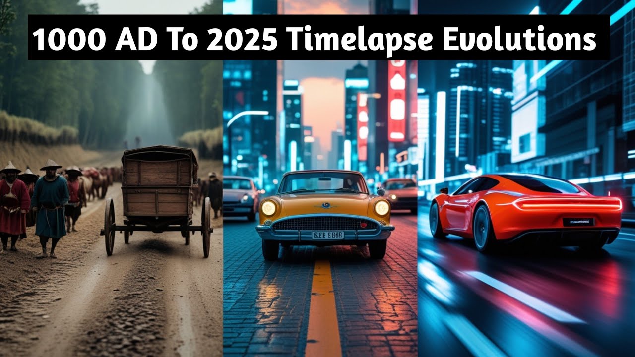 Car Timelapse Evolution Video 1000 to 2025 in 5 Mints ...