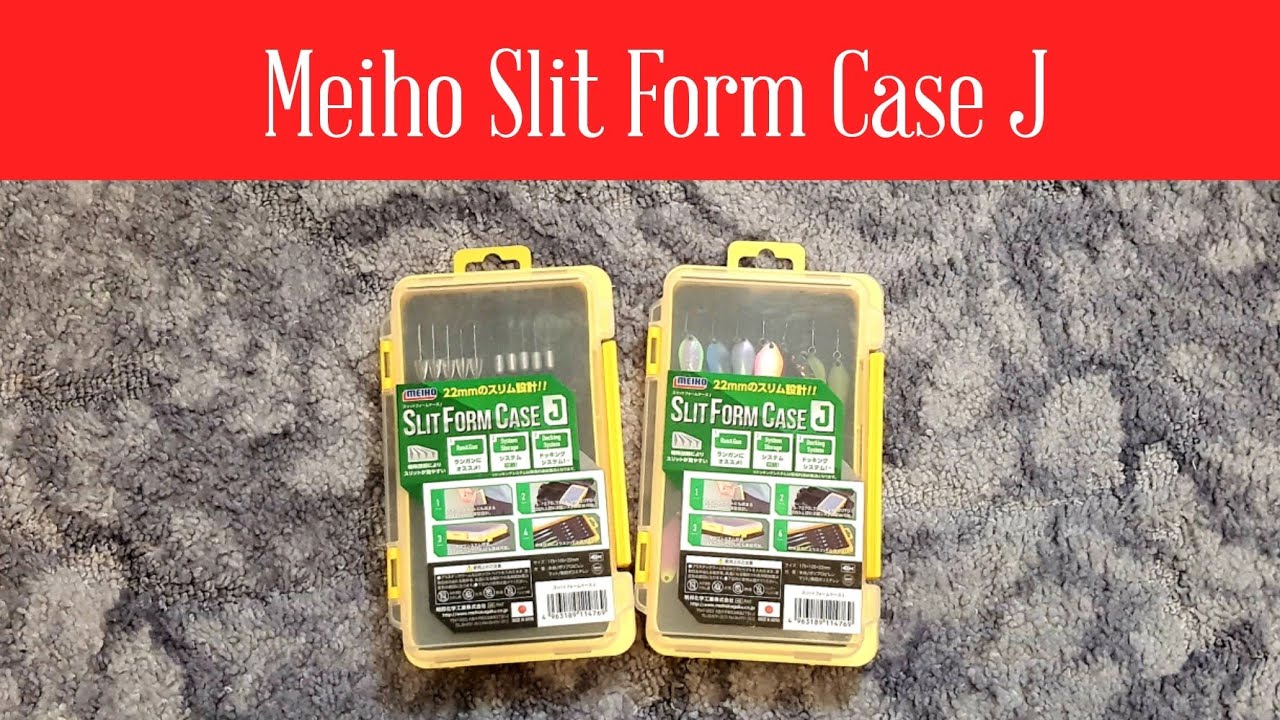 Обзор рыболовной коробки Meiho Slit Form Case J - YouTube