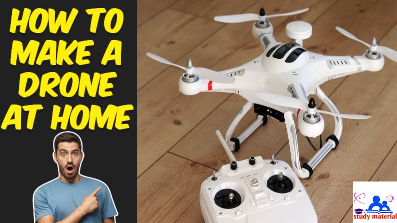 Make a Quadcopter at Home in few minutes| homemade drone | working ...