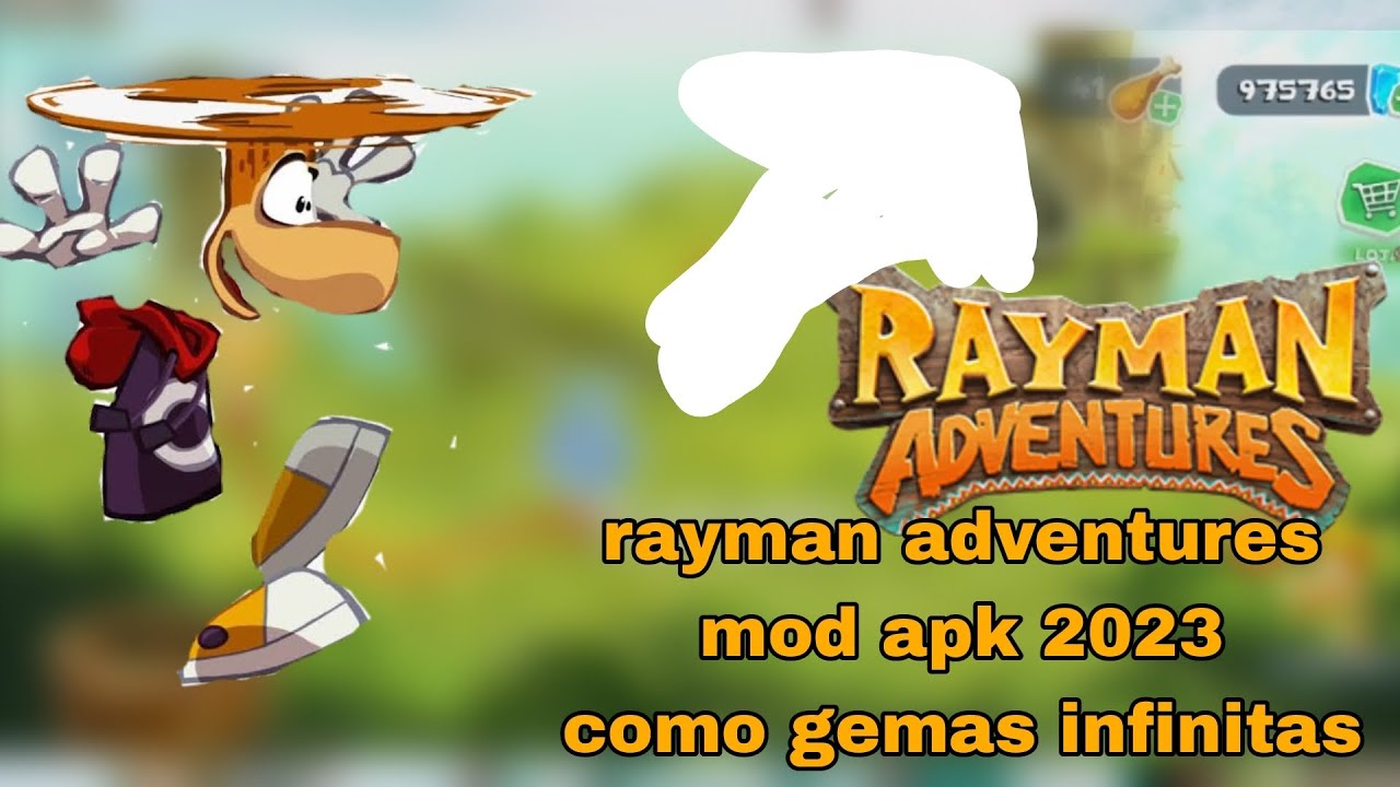 rayman adventures mod apk 2023 com gemas infinitas tudo liberando - YouTube