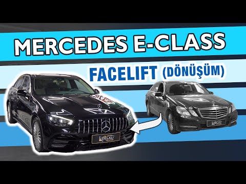 MERCEDES E CLASS W212 YENİ KASAYA DÖNÜŞÜM FACELİFT YAPTIK!CELALİ TUNİNG