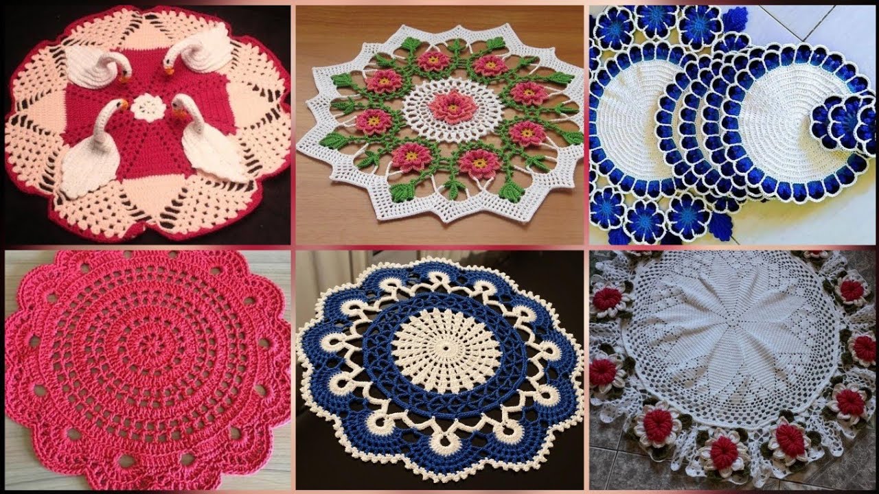 Crochet Thalposh Design/Crochet Doily Pattern/Crosia Thalpos Pattern ...