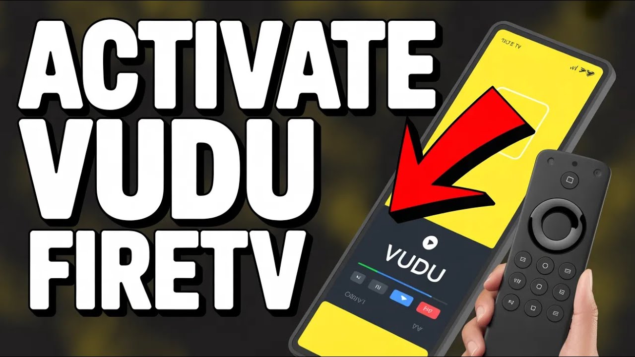 How to activate Vudu on Fire TV - Step by Step - YouTube